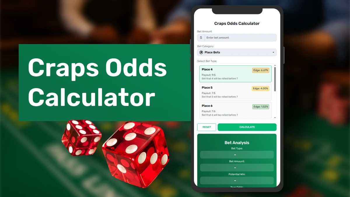 Craps Odds Calculator – Instantly See Your Payouts